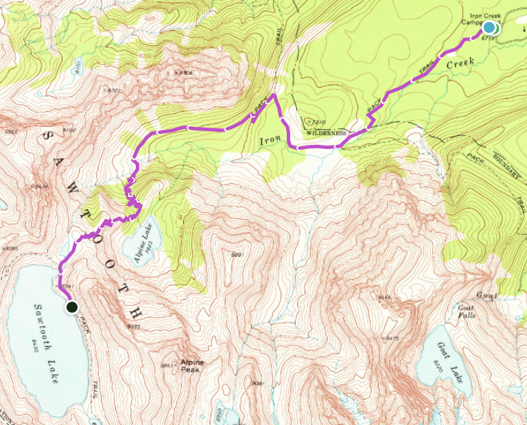 Sawtooth Lake via Iron Creek-Stanley Lake Trail – Exploring Boise's ...